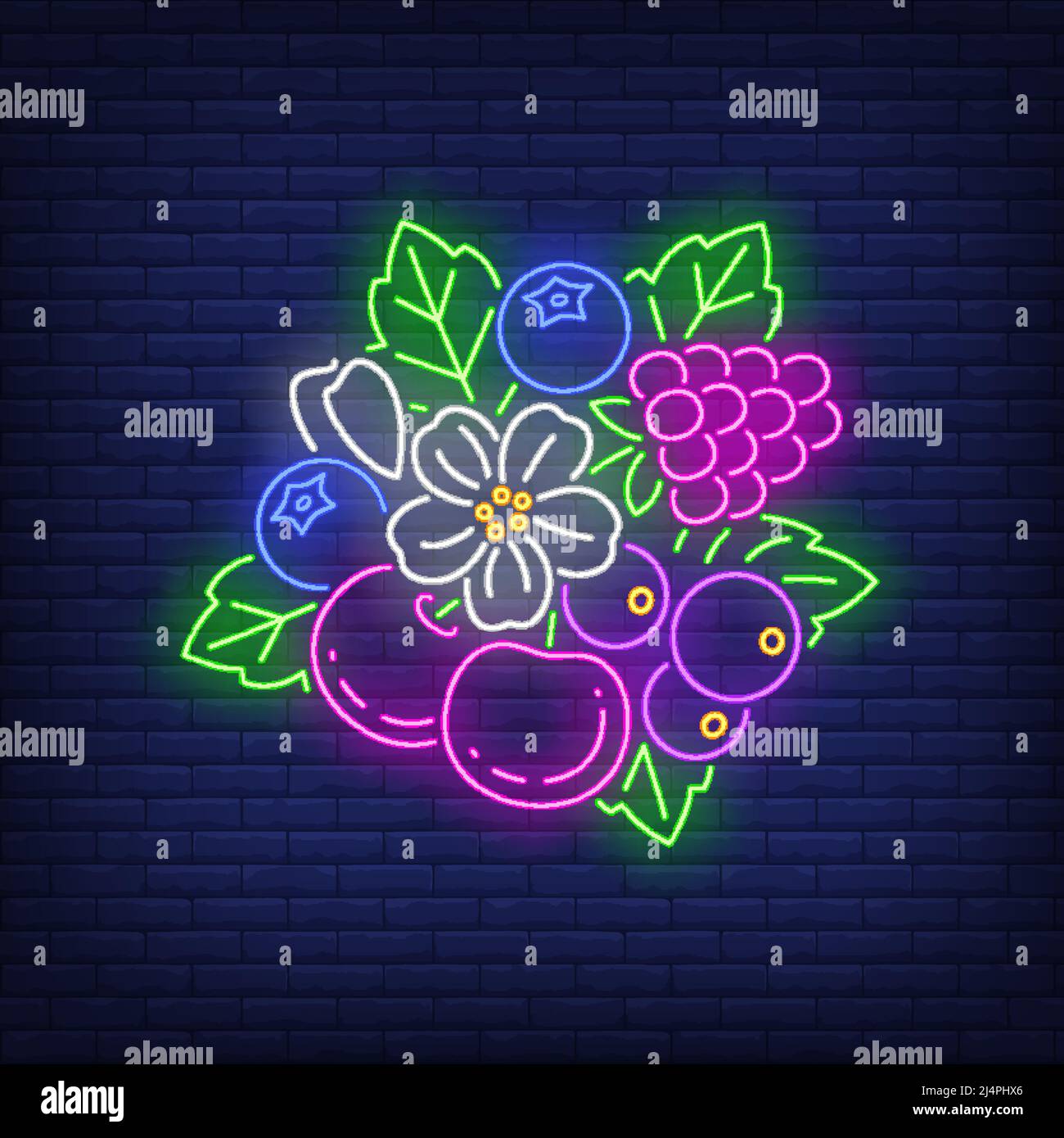 Blueberries sign Stock Vector Images - Alamy