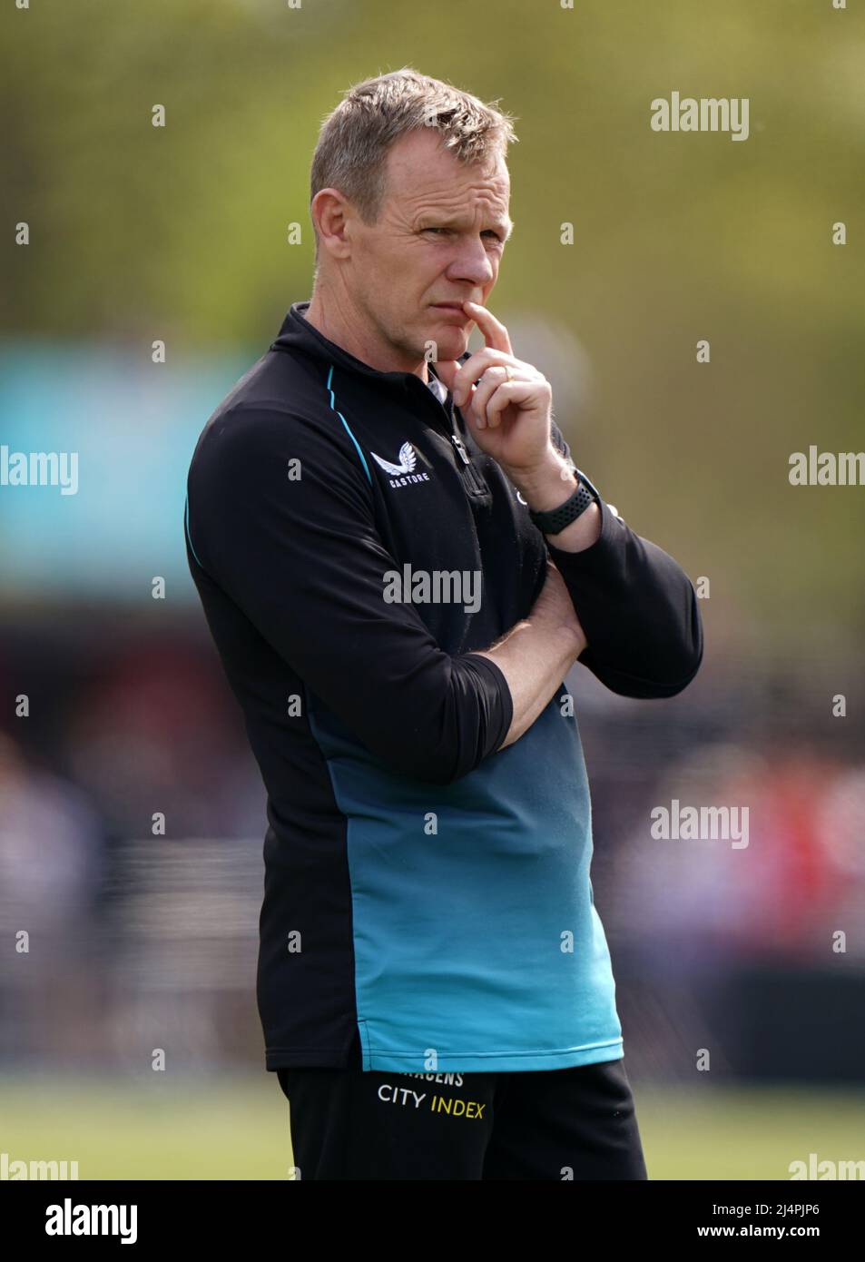 Saracens head coach Mark McCall before the EPCR Challenge Cup round of ...