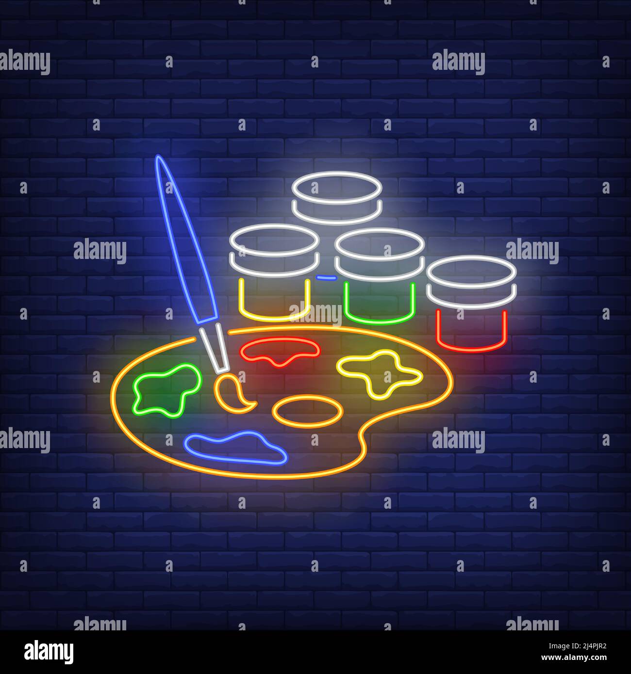 Artist paints Stock Vector Images - Alamy