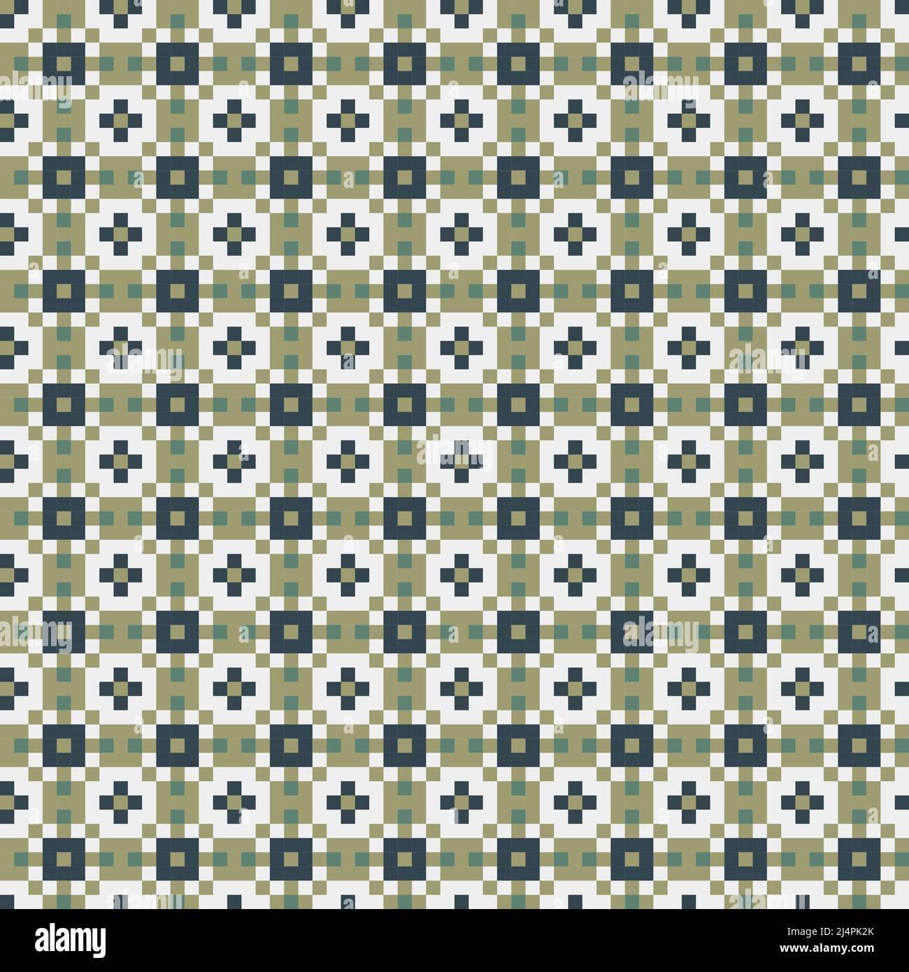 Abstract Cross Pattern Dotted Generative Computational Art Illustration
