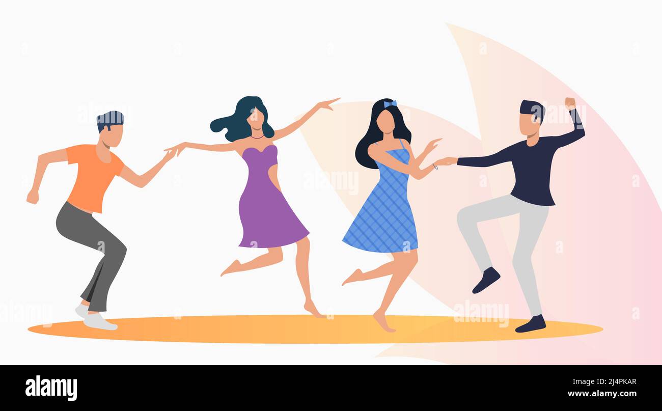 Salsa dancer cartoon hi-res stock photography and images - Alamy