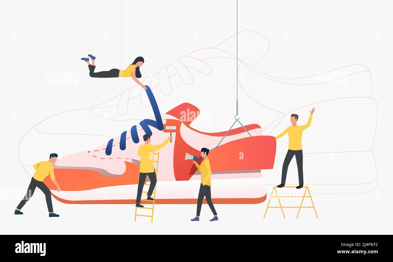 New trainer brand Stock Vector Images - Alamy