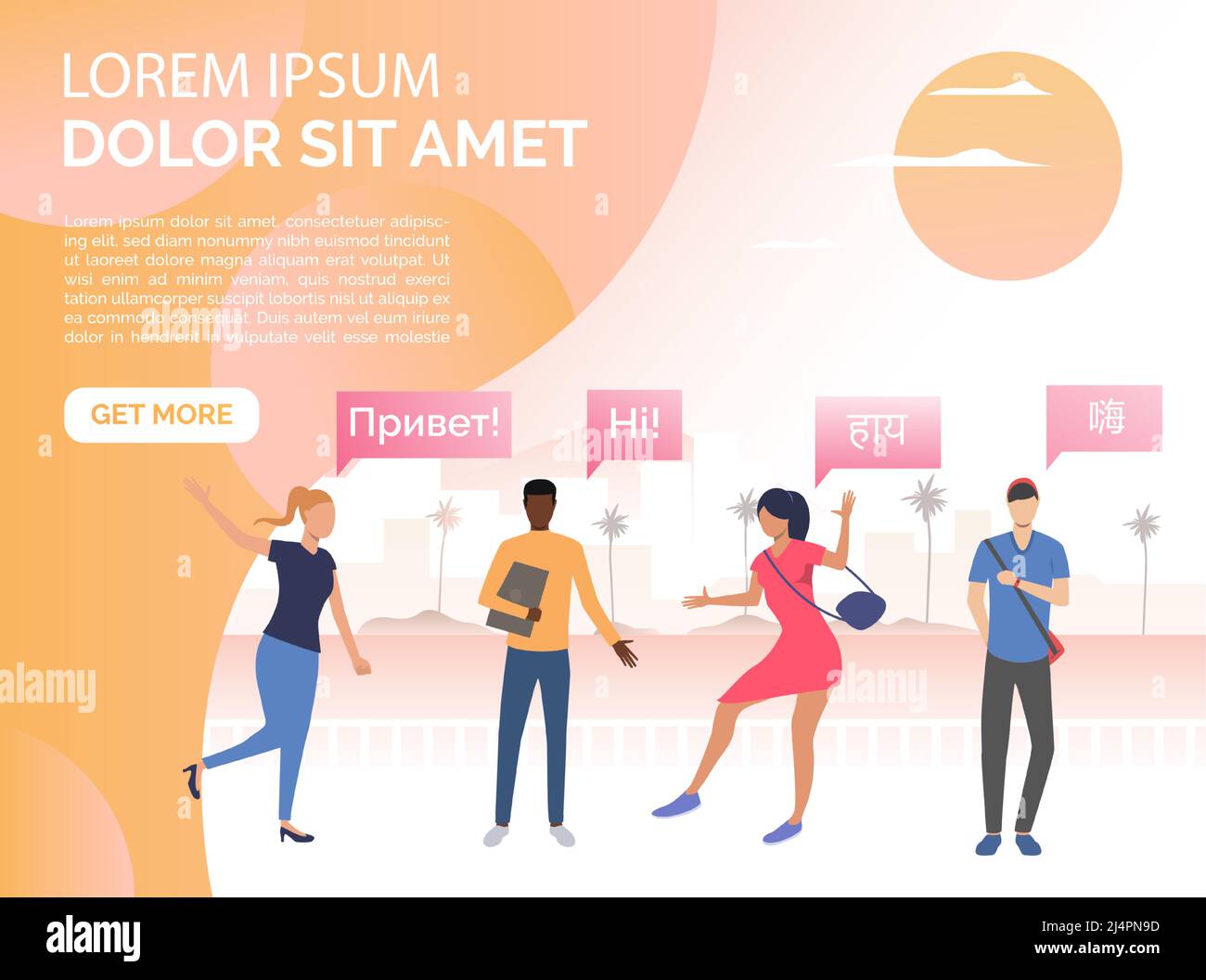 Speaking different languages hi-res stock photography and images - Alamy