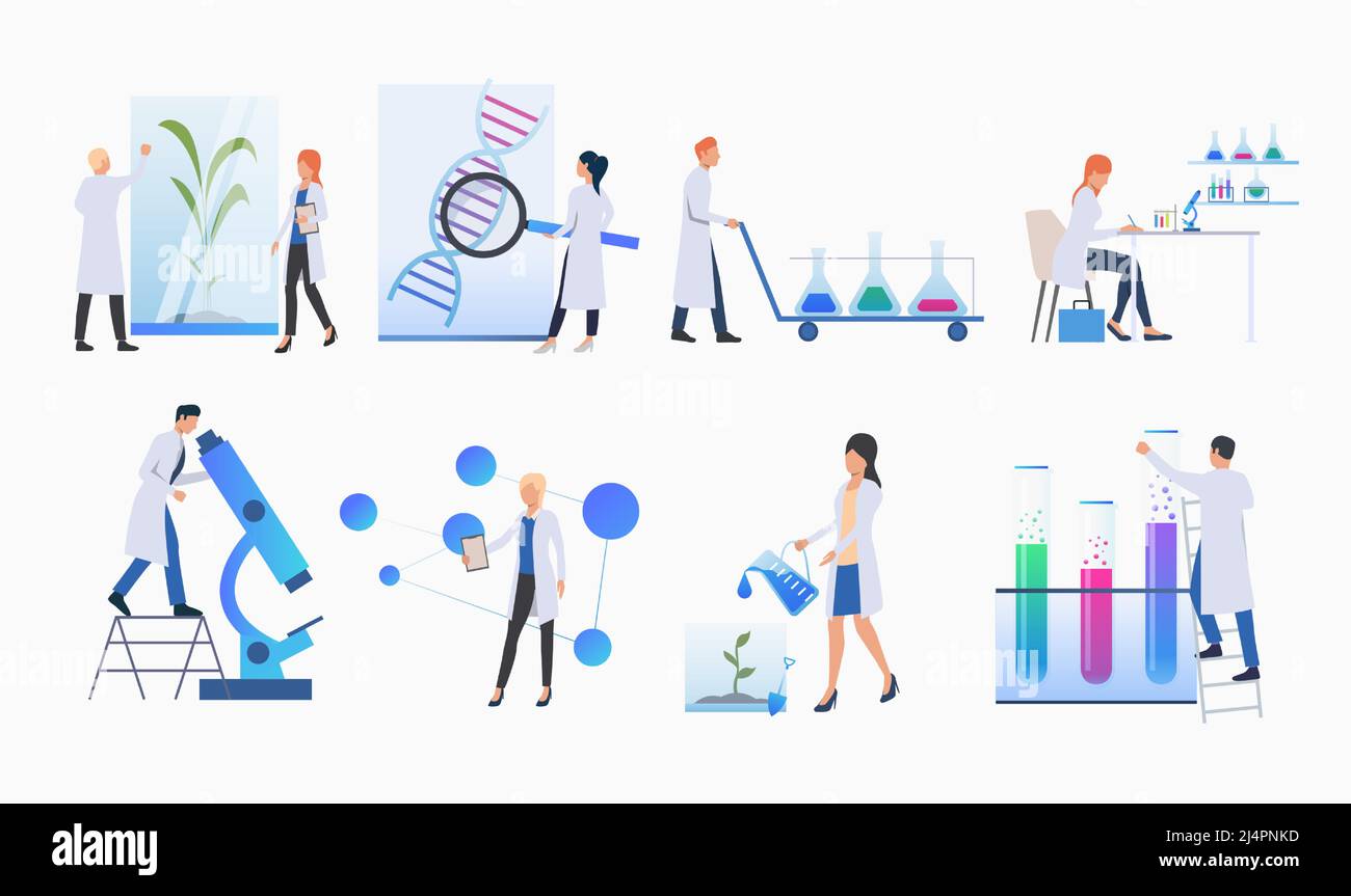 Doing experiment Cut Out Stock Images & Pictures - Alamy