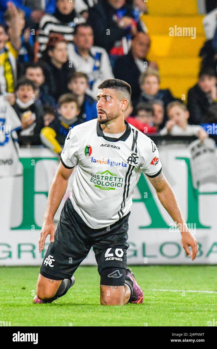 Alberto Picco stadium, La Spezia, Italy, April 15, 2022, Spezia's ...