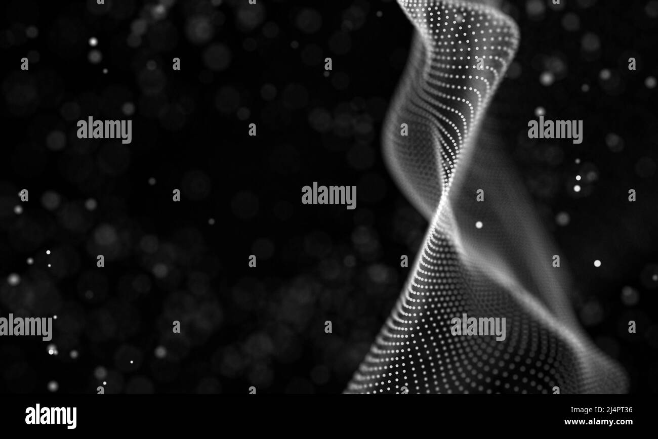 Abstract futuristic illustration of polygonal surface. Low poly shape ...