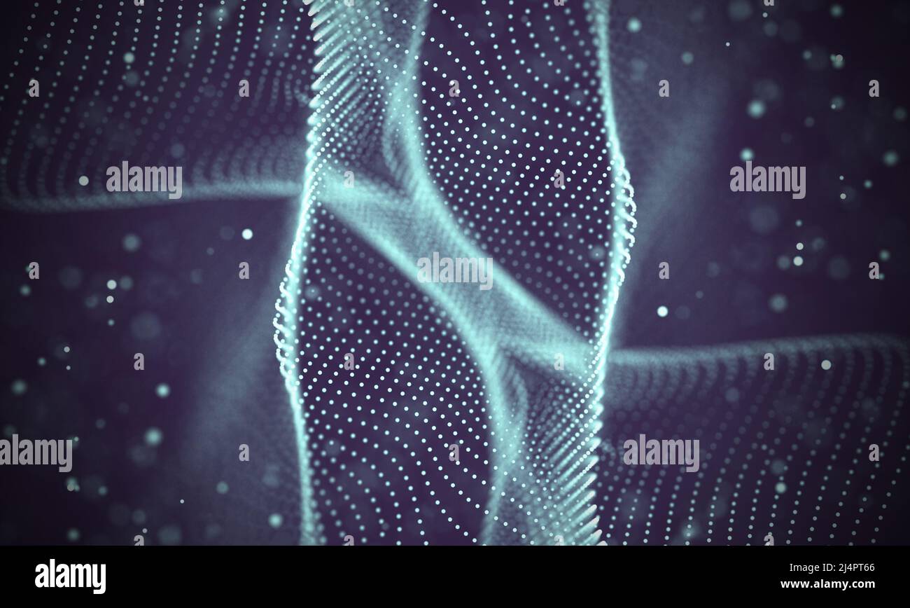 Abstract futuristic illustration of polygonal surface. Low poly shape ...