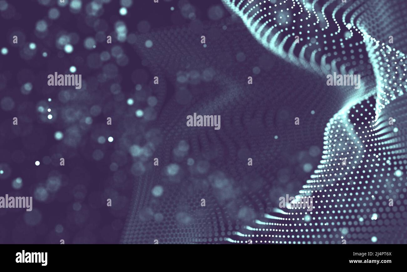 Abstract futuristic illustration of polygonal surface. Low poly shape ...