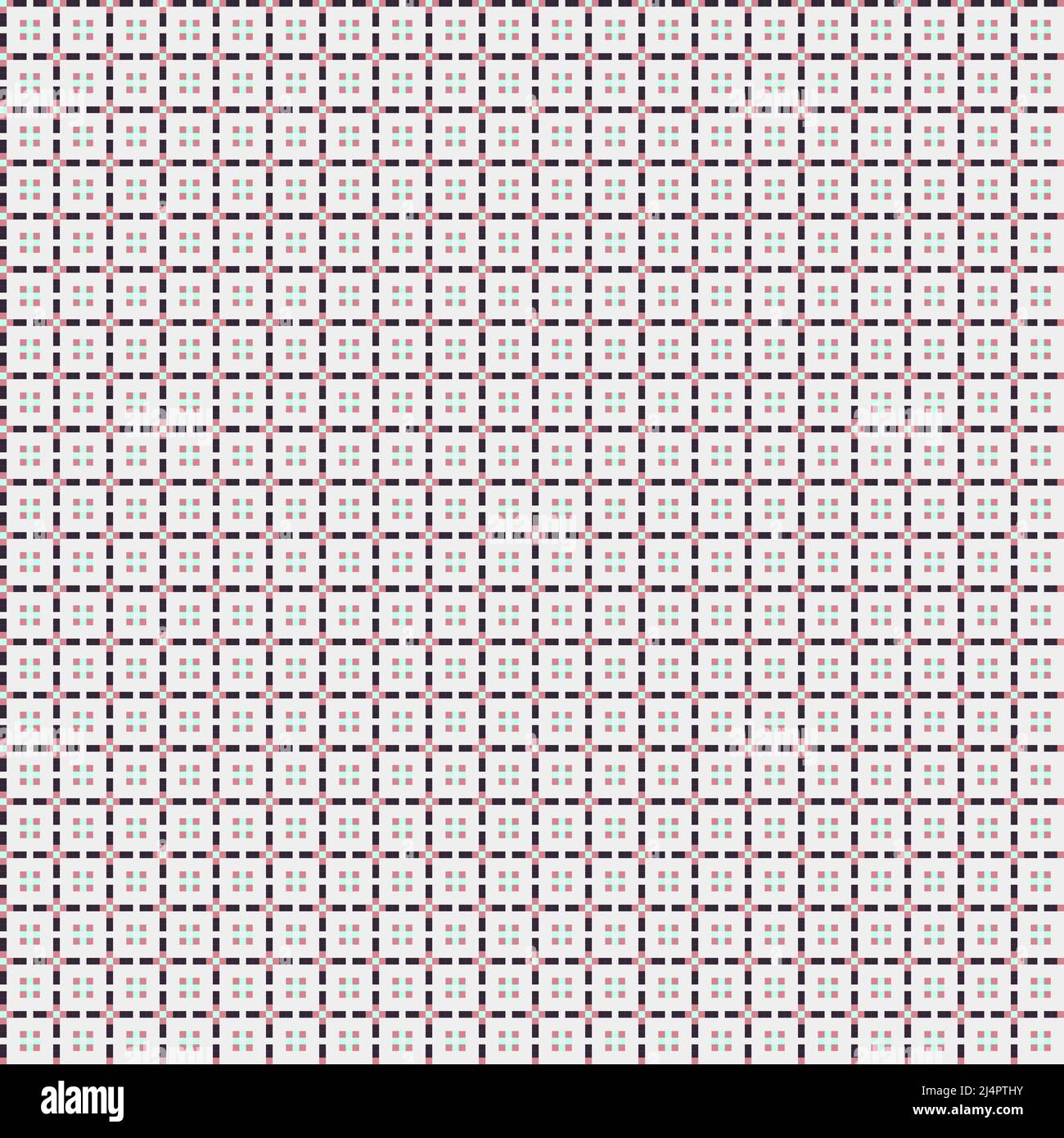 Abstract Cross-Pattern Dotted generative computational art illustration ...