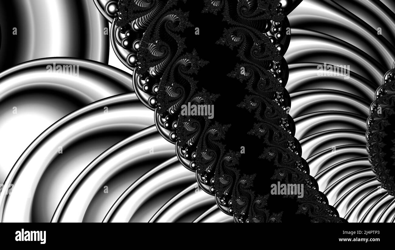 Abstract Computer generated Fractal design. A fractal is a never-ending ...