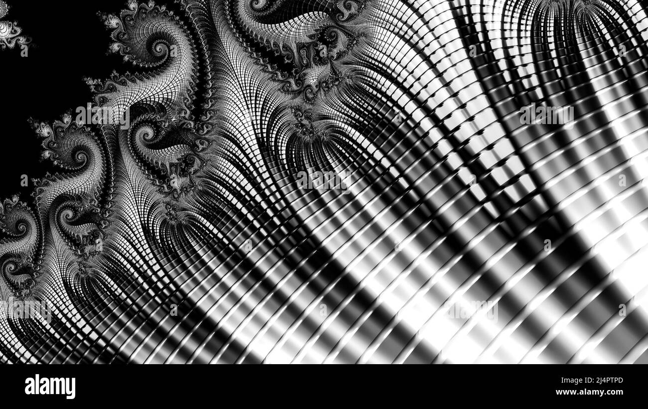Abstract Computer generated Fractal design. A fractal is a never-ending ...