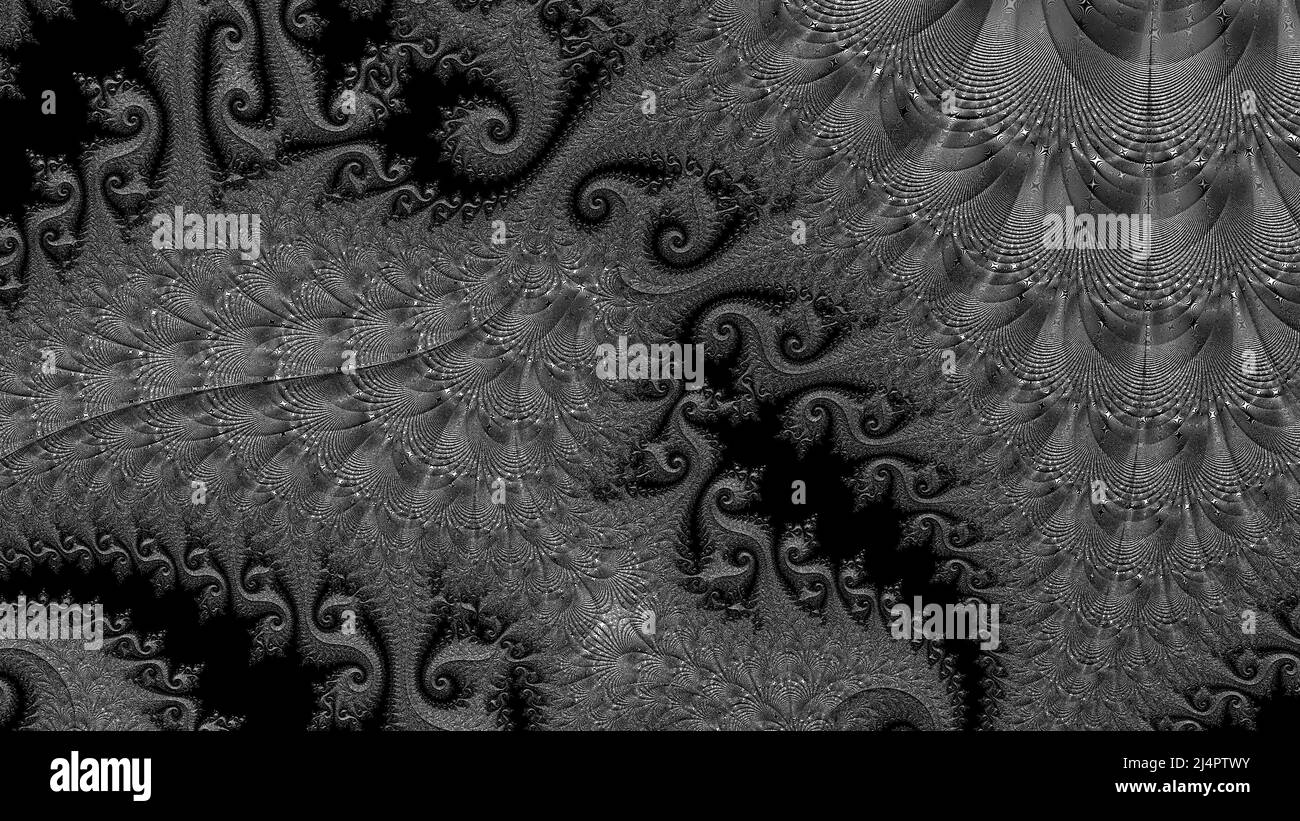 Abstract Computer generated Fractal design. A fractal is a never-ending ...