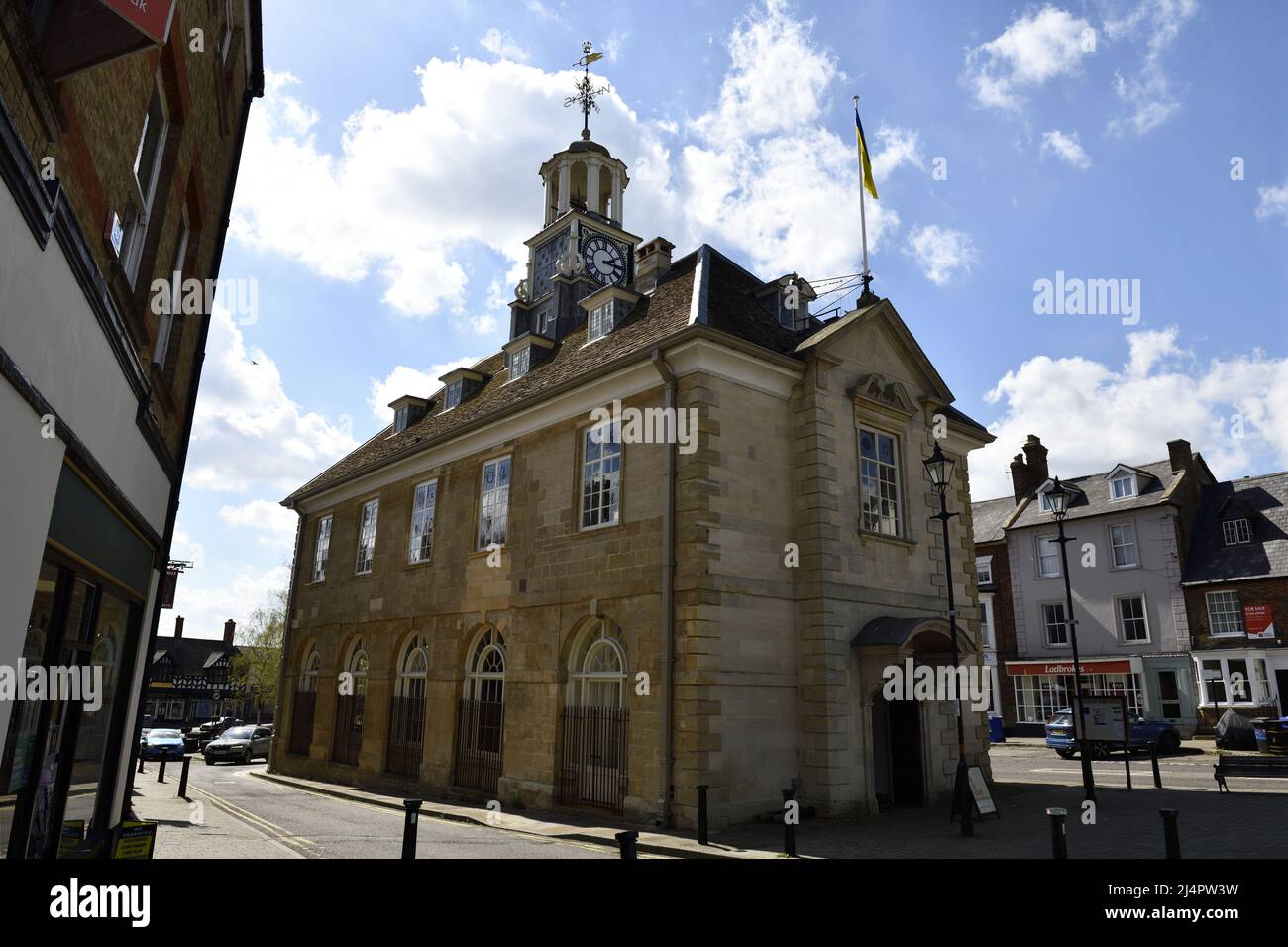 Brackley Town Hall on a Spring Day Northamptonshire England uk 2022 ...