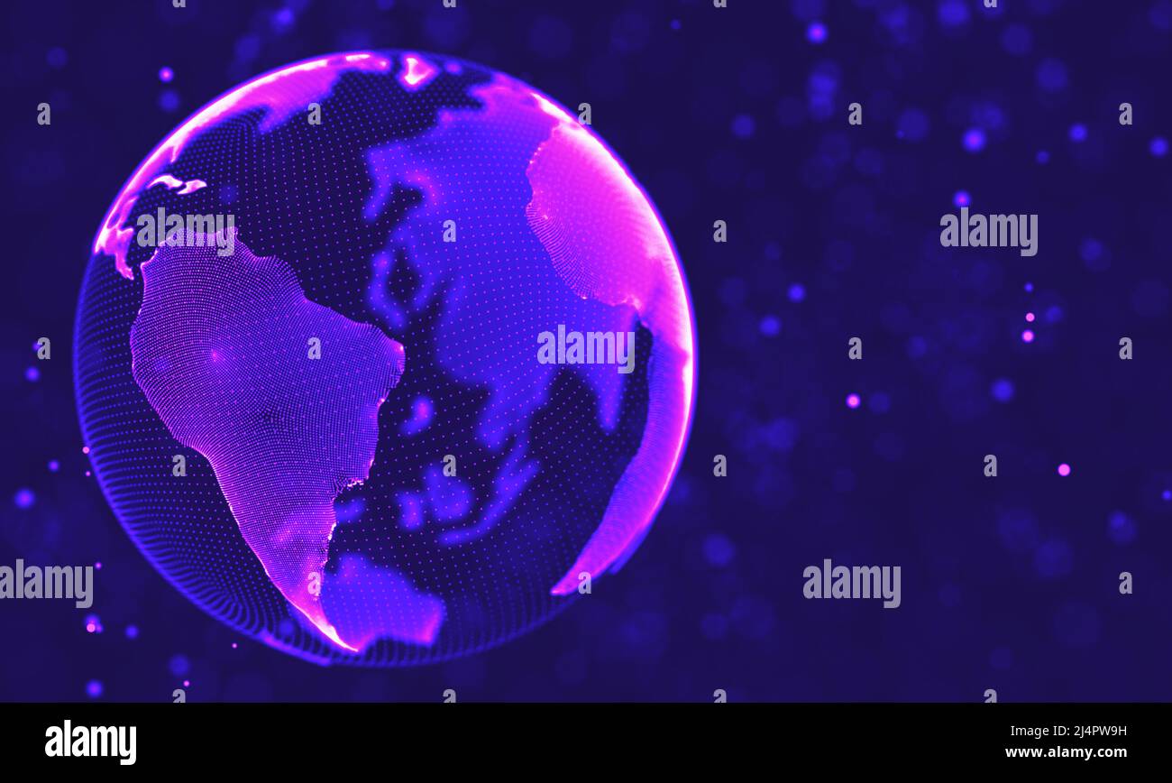 Abstract futuristic illustration of polygonal surface. Low poly shape ...