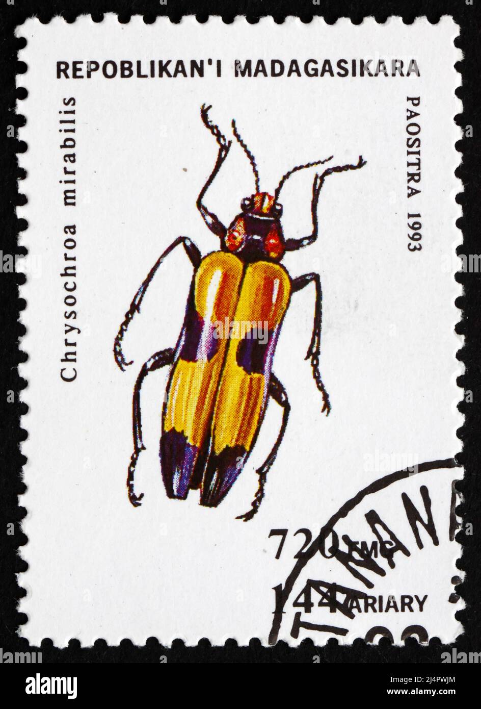 MALAGASY - CIRCA 1994: a stamp printed in Malagasy, Madagascar shows ...