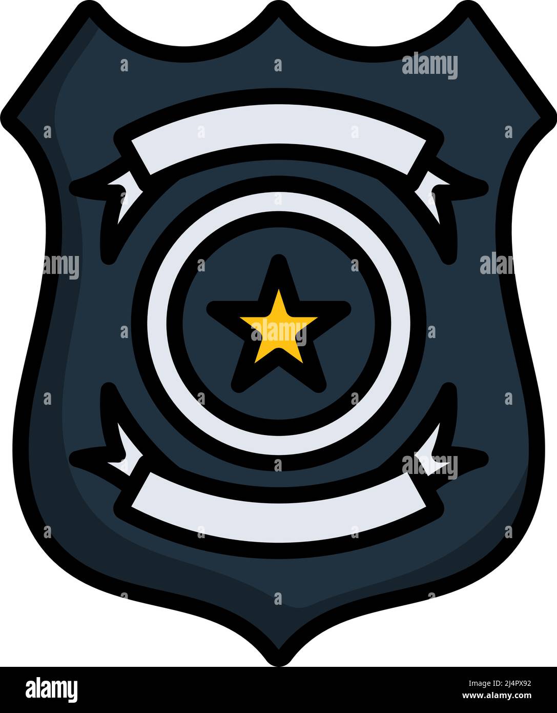 Generic Police Badge Vector