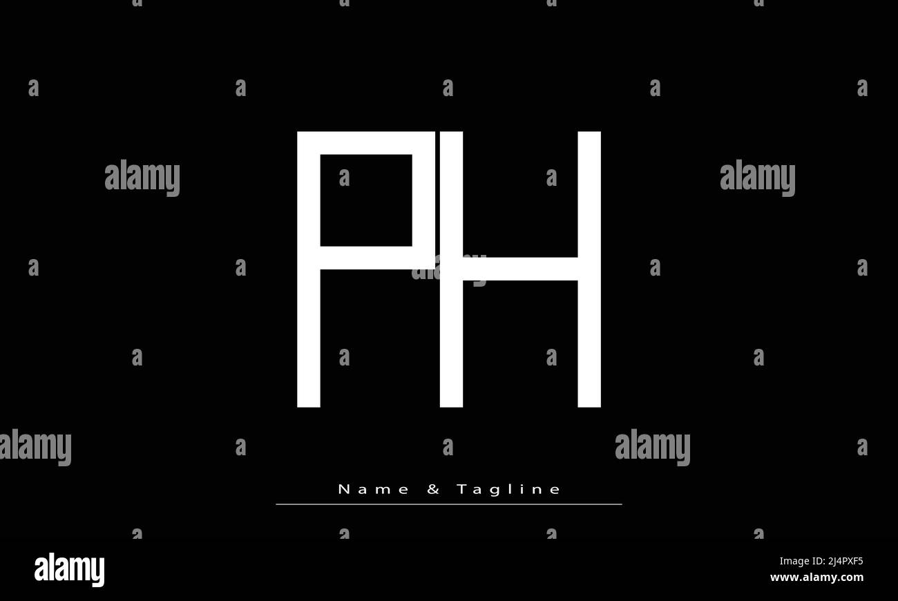 Ph logo Stock Vector Images - Alamy