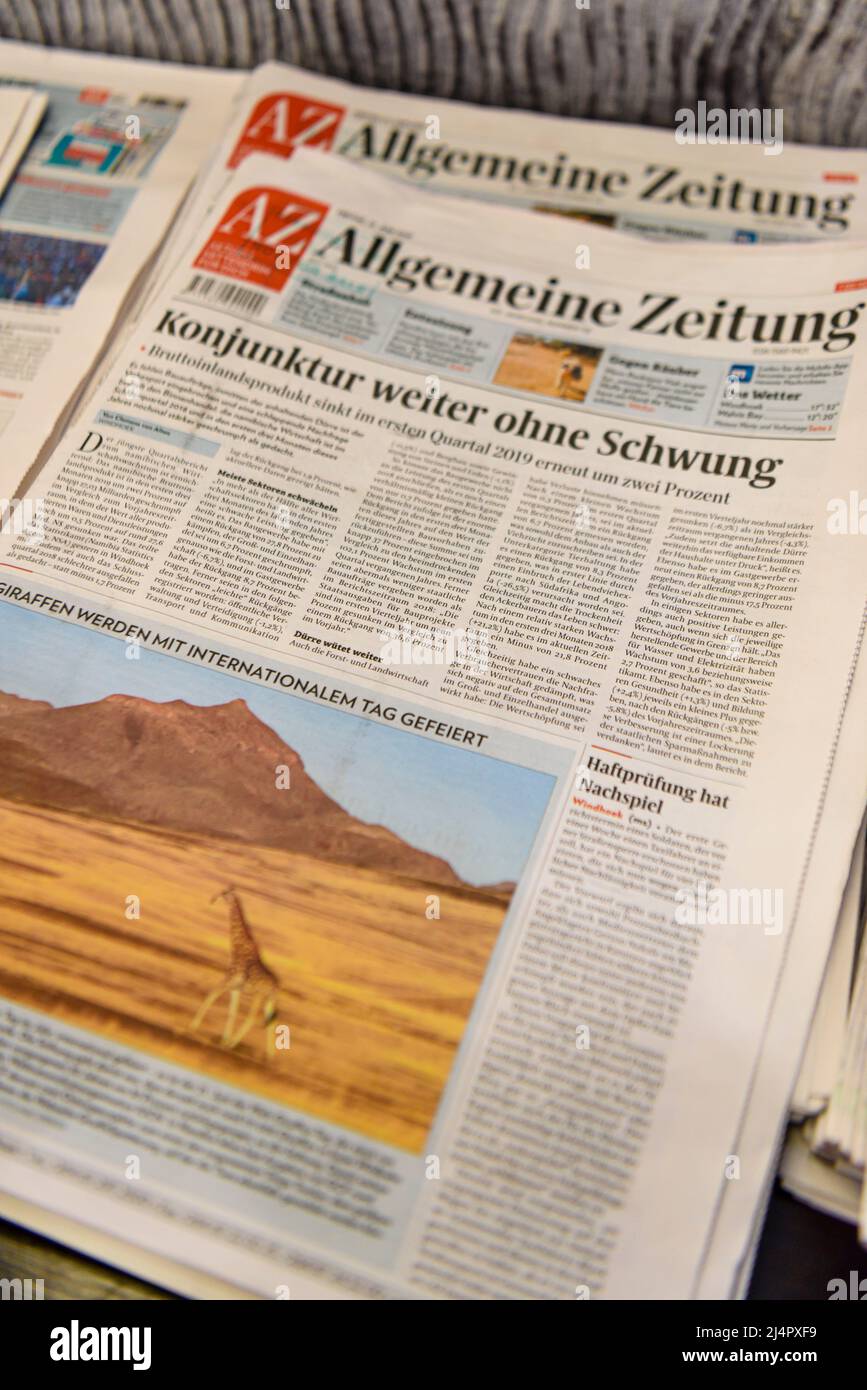 Allgemeine Zeitung The Oldest Newspaper To Be Published In Namibia allgemeine-zeitung-the-oldest-newspaper-to-be-published-in-namibia