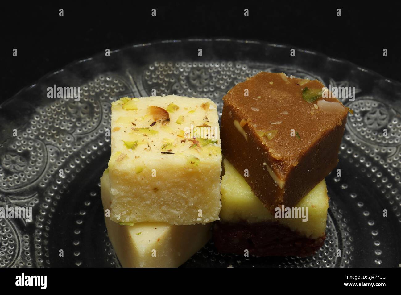square shape sweets in a plate Stock Photo - Alamy