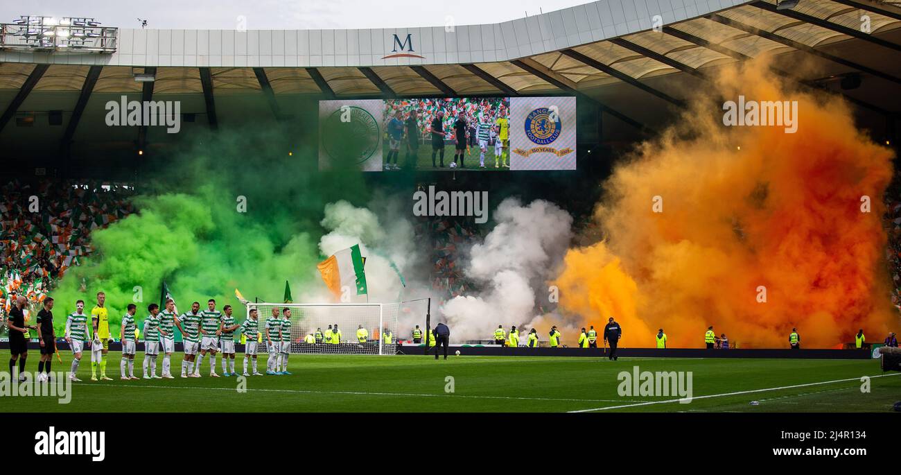 Hampden Park, Gasgow, UK. 17th Apr, 2022. Scottish Cup semi-final ...