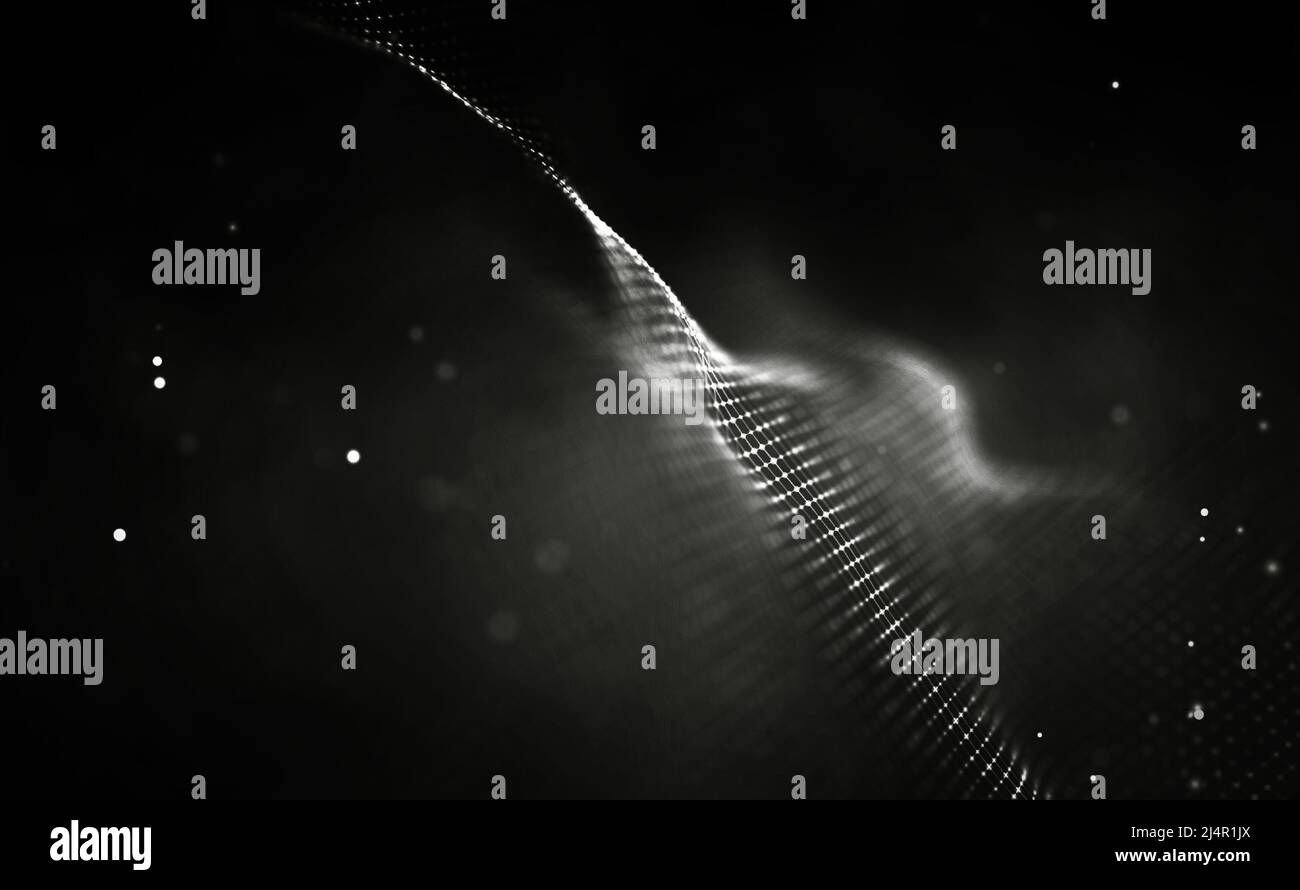 Black technology background. Global communication network concept Stock ...