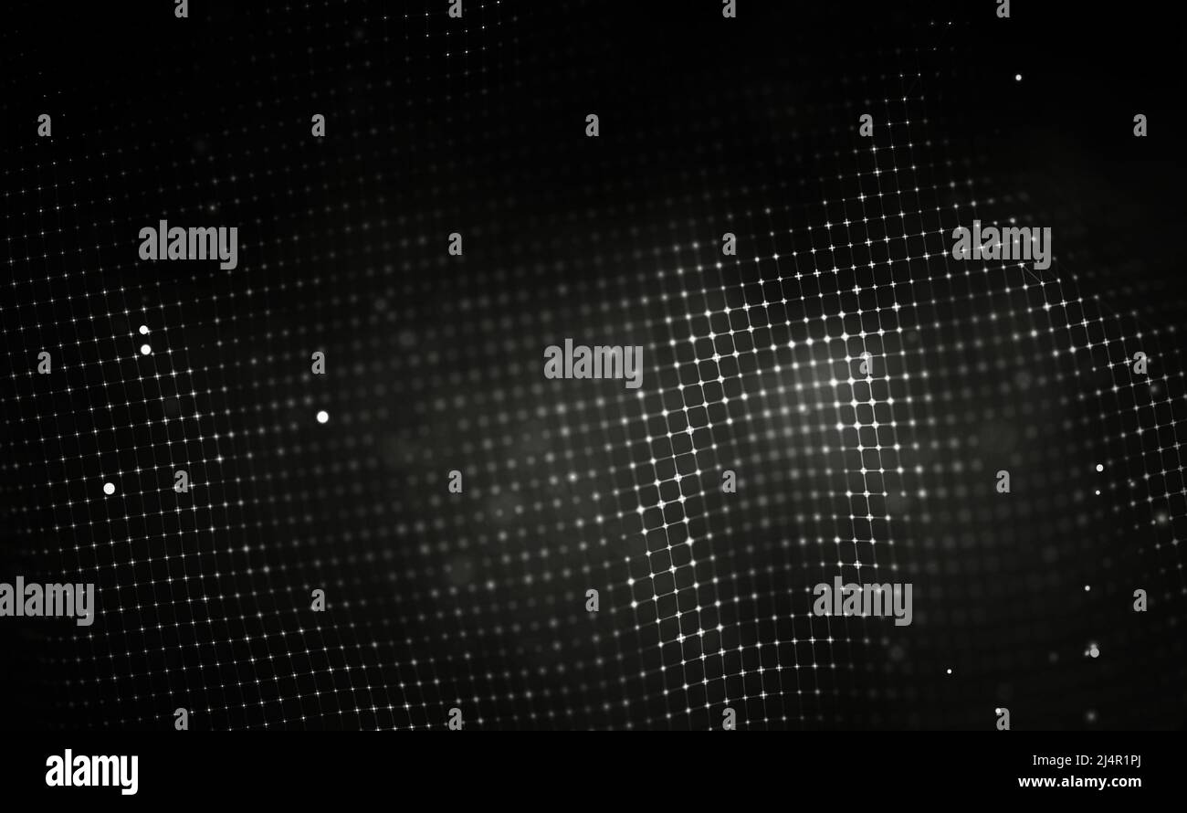 Black technology background. Global communication network concept Stock ...