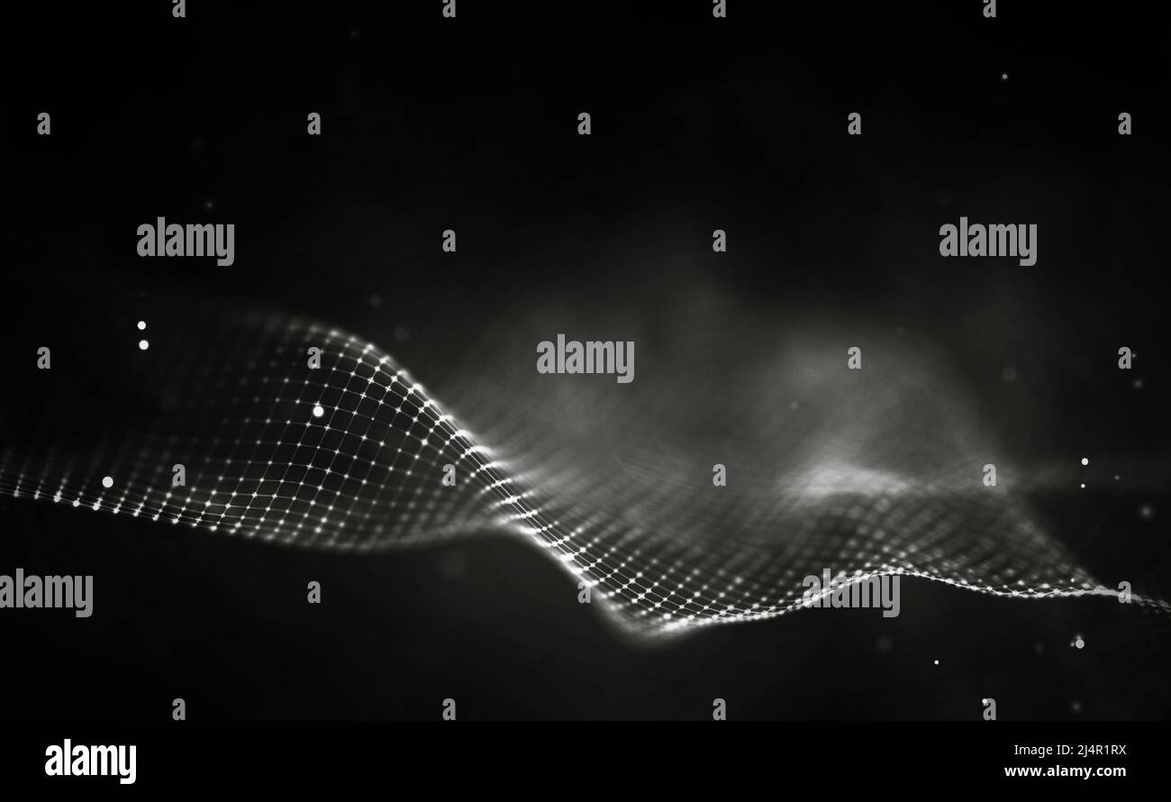 Black technology background. Global communication network concept Stock ...