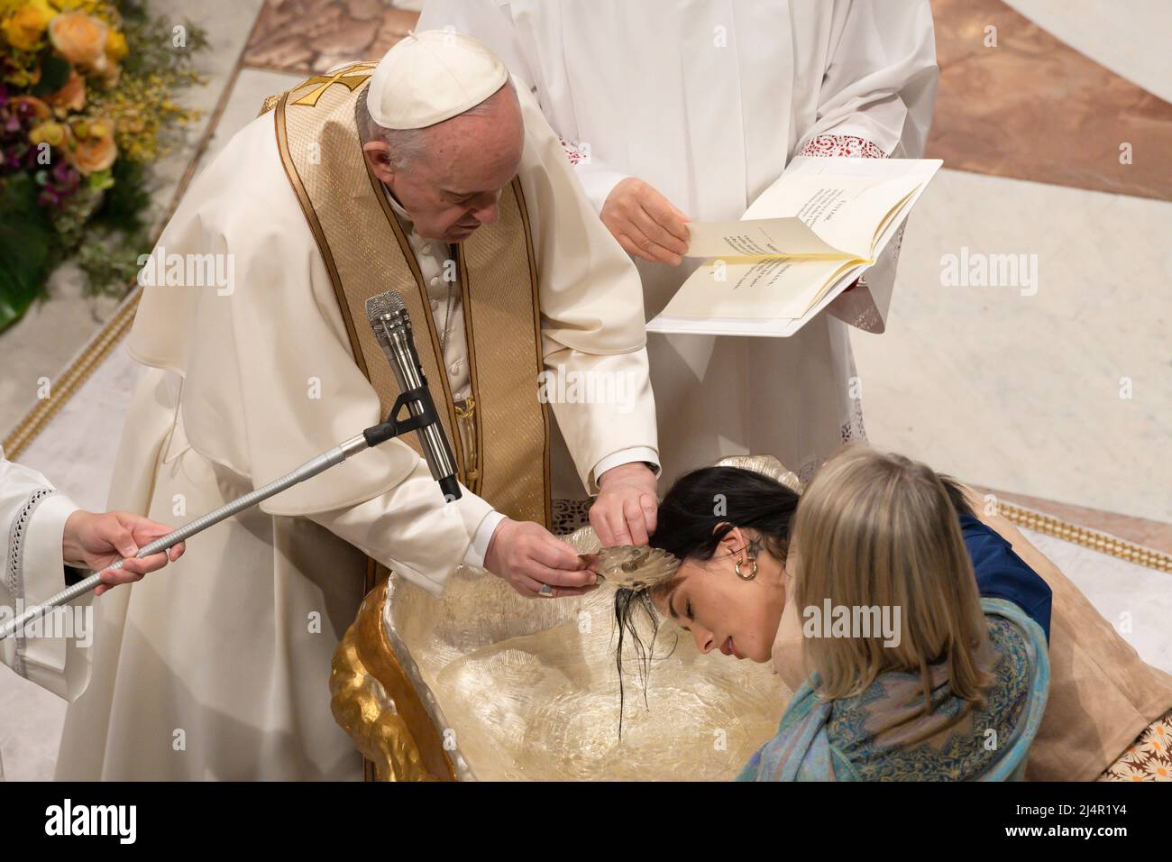 Easter vigil paschal candle hi-res stock photography and images - Alamy