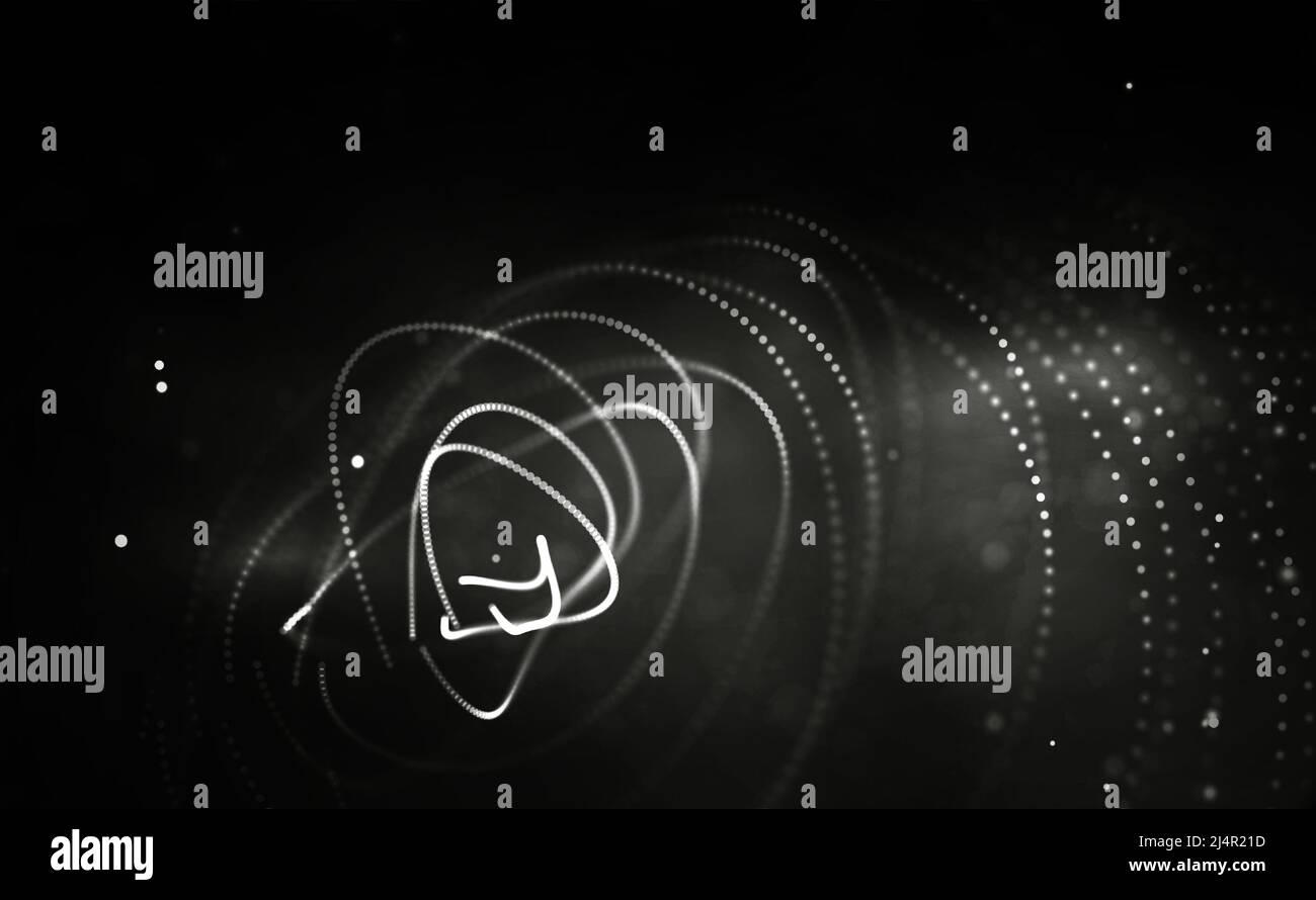 Black technology background. Global communication network concept Stock ...