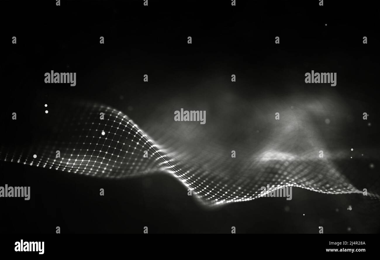 Black technology background. Global communication network concept Stock ...