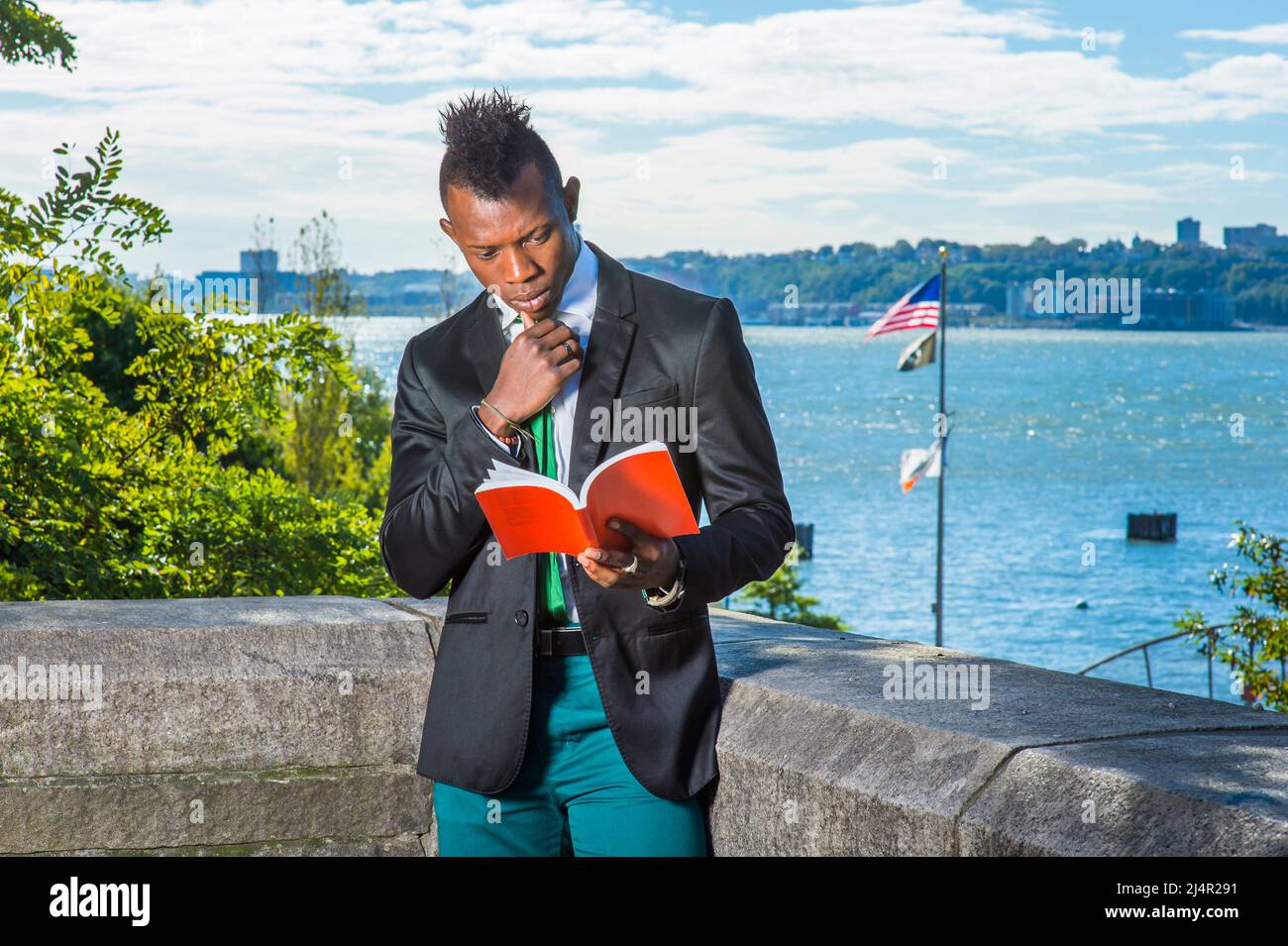 Red chin tie hi-res stock photography and images - Alamy