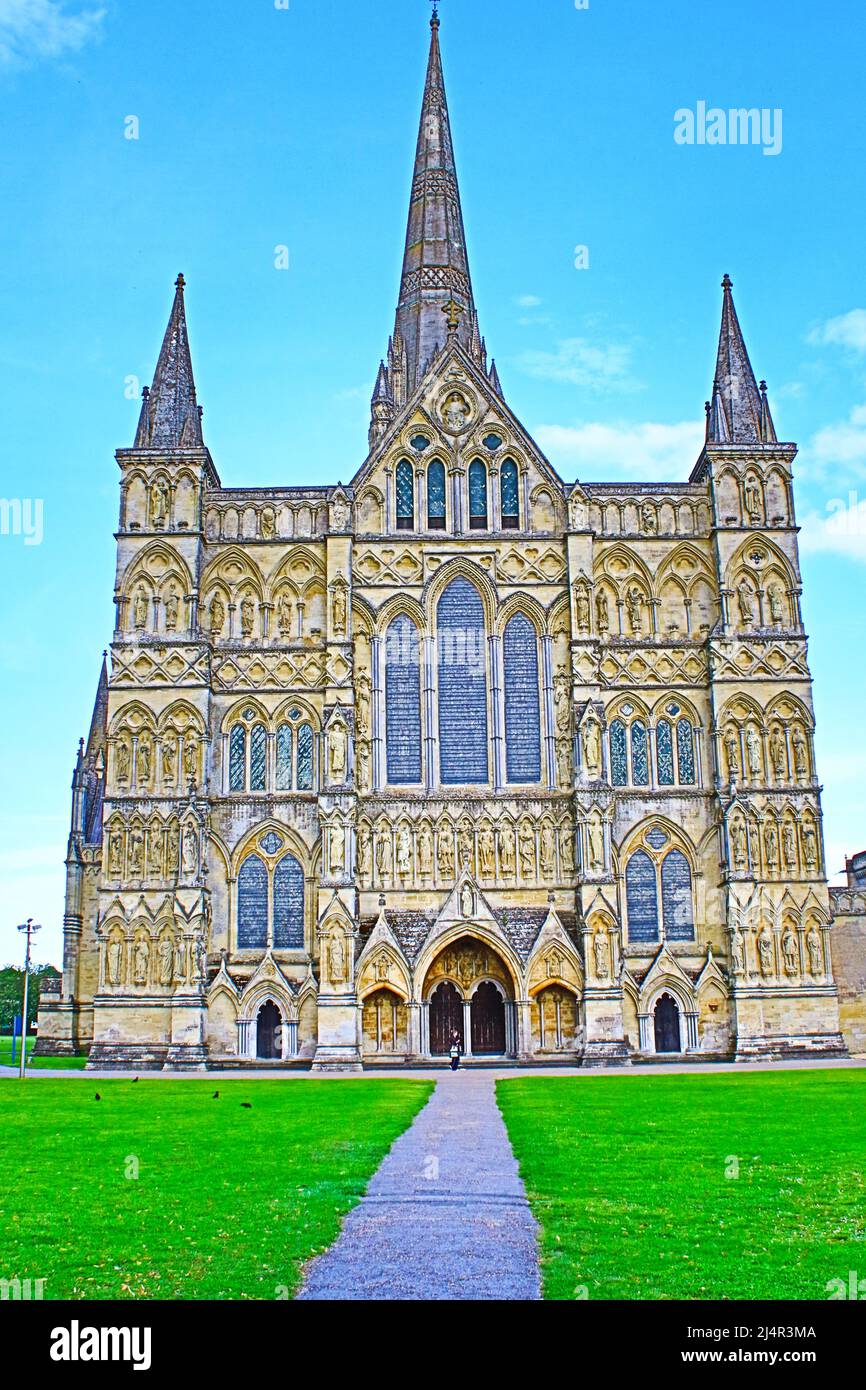 Salisbury cathedral medieval clock hi-res stock photography and images ...