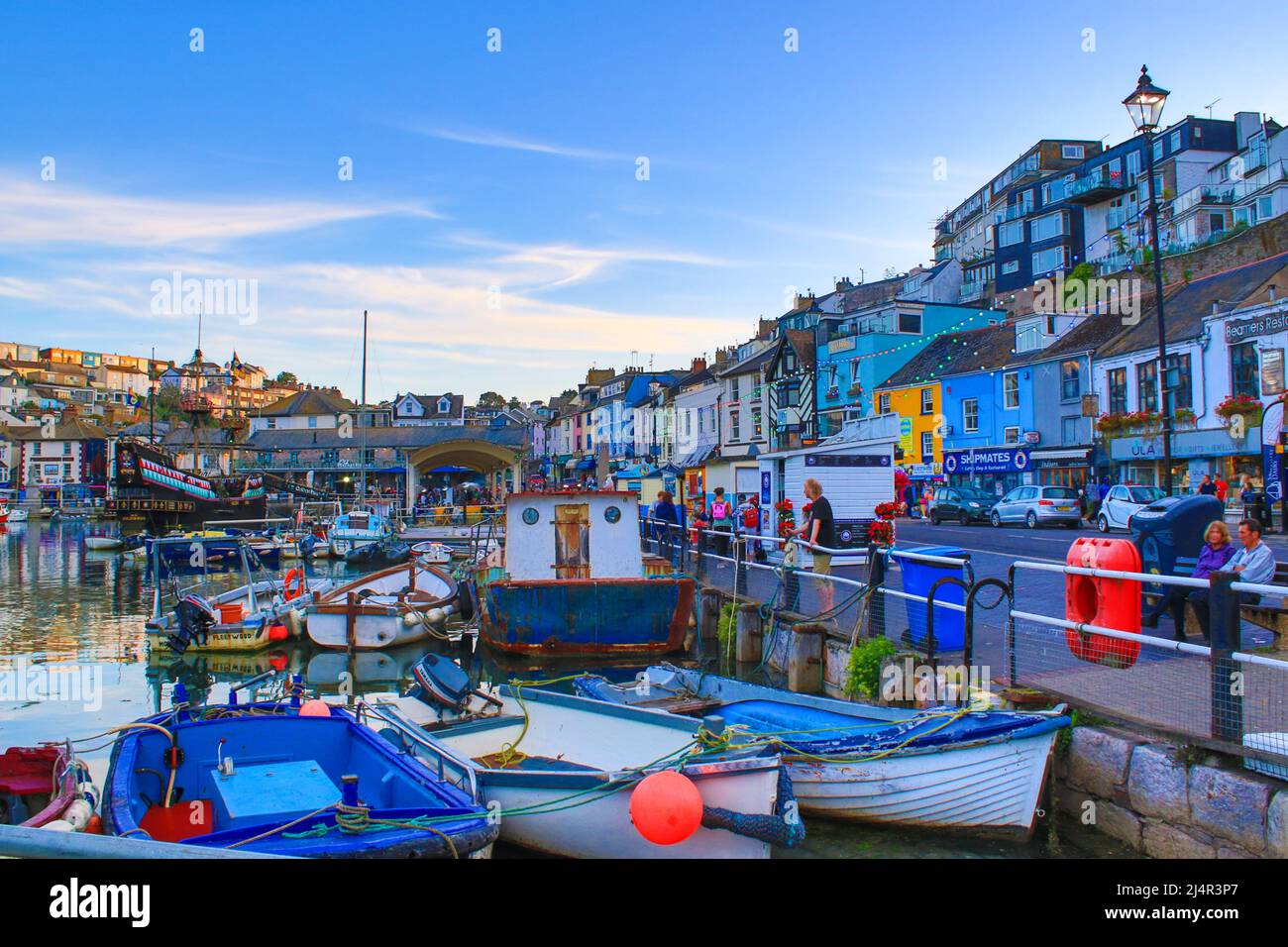 Brixham devon sea people gb hi-res stock photography and images - Alamy