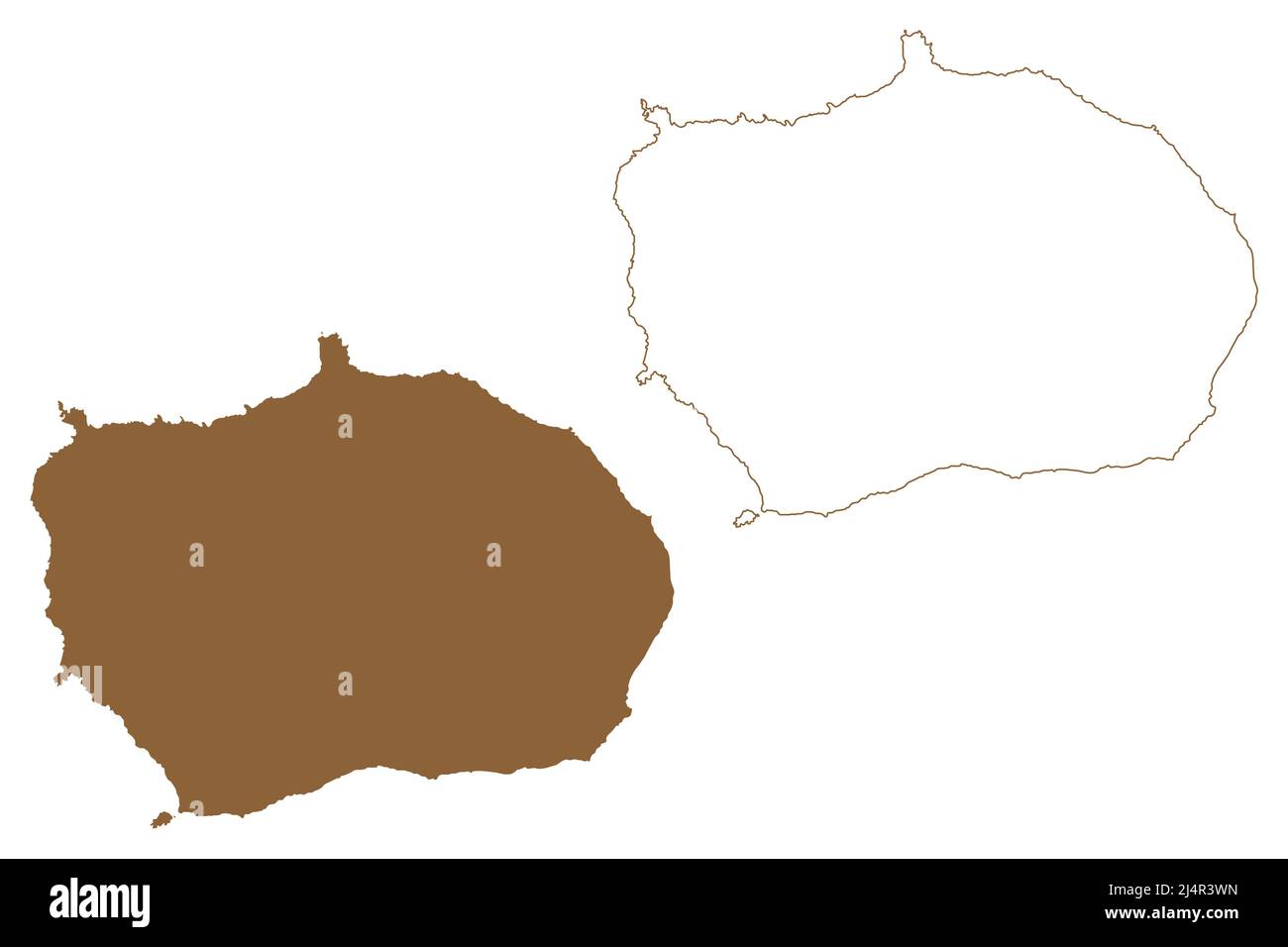 Bouvet island (Kingdom of Norway, Dependent territory of Norway) map ...