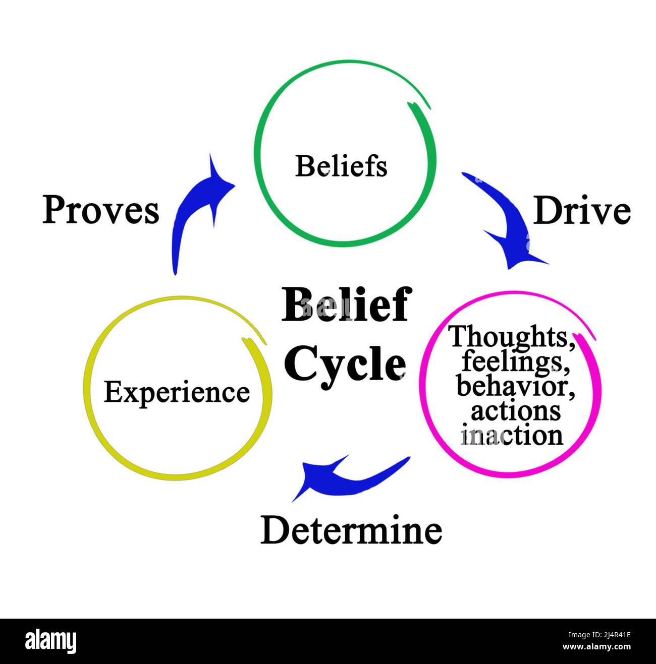 Three Components Of Belief Cycle Stock Photo Alamy Three Components Of Belief Cycle Stock Photo Alamy