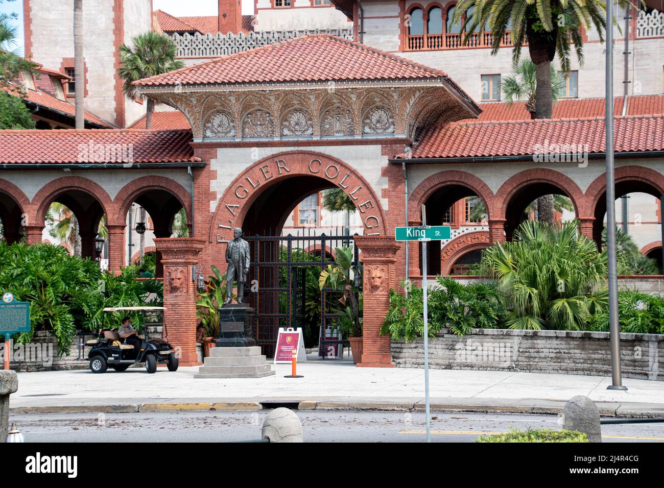 The exterior of Flagler College Stock Photo - Alamy
