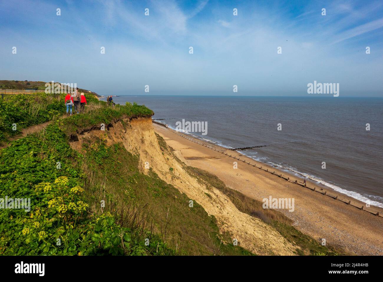 Norfolk overstrand coast path hi-res stock photography and images - Alamy