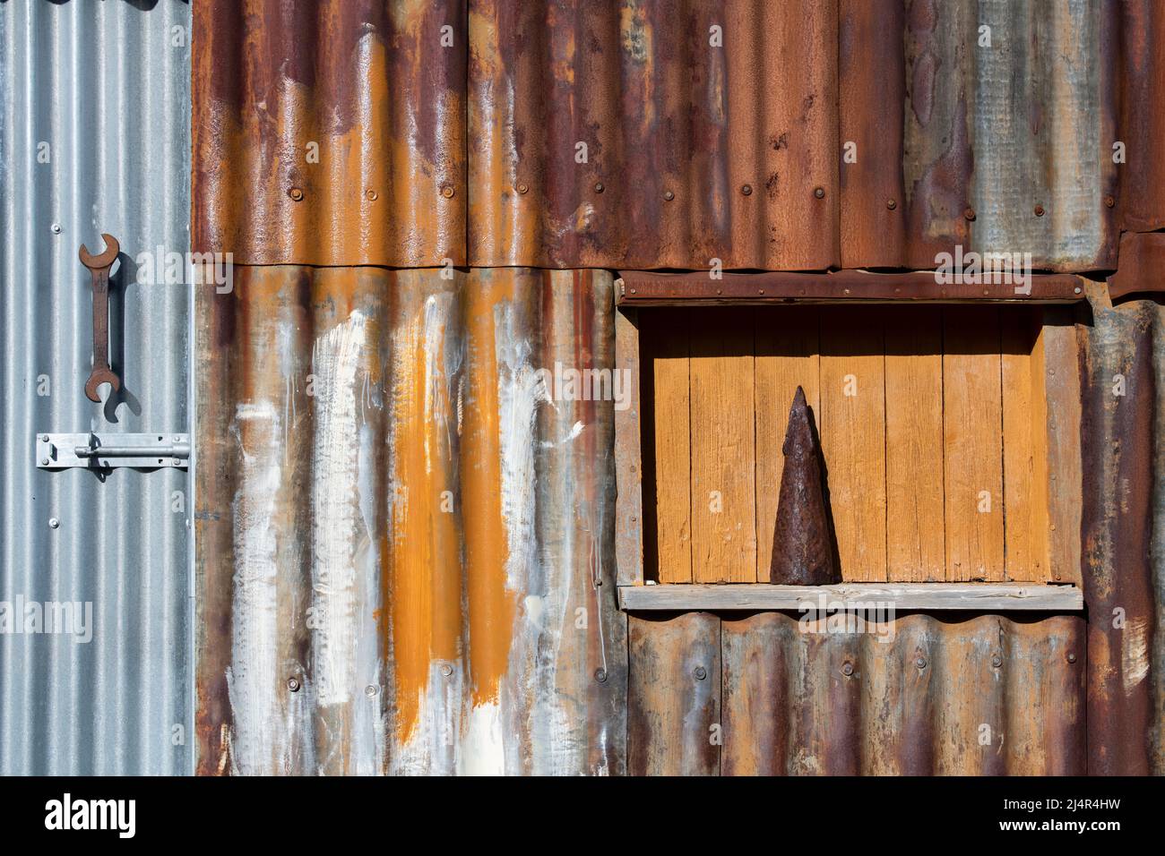 South Georgia, King Edward Cove, Grytviken. Historic whaling station ...