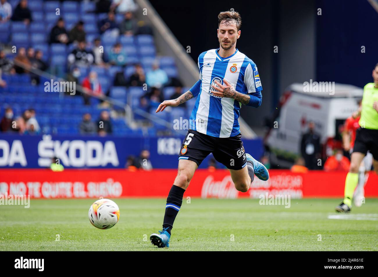 BARCELONA - MAR 20: Fernando Calero in action at the La Liga match ...