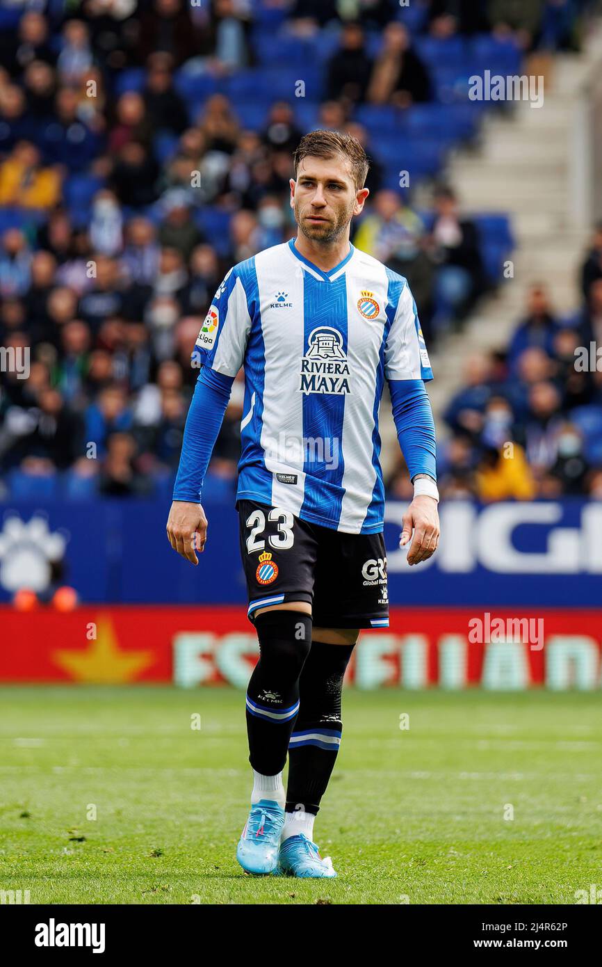 BARCELONA - MAR 20: Embarba in action at the La Liga match between RCD ...