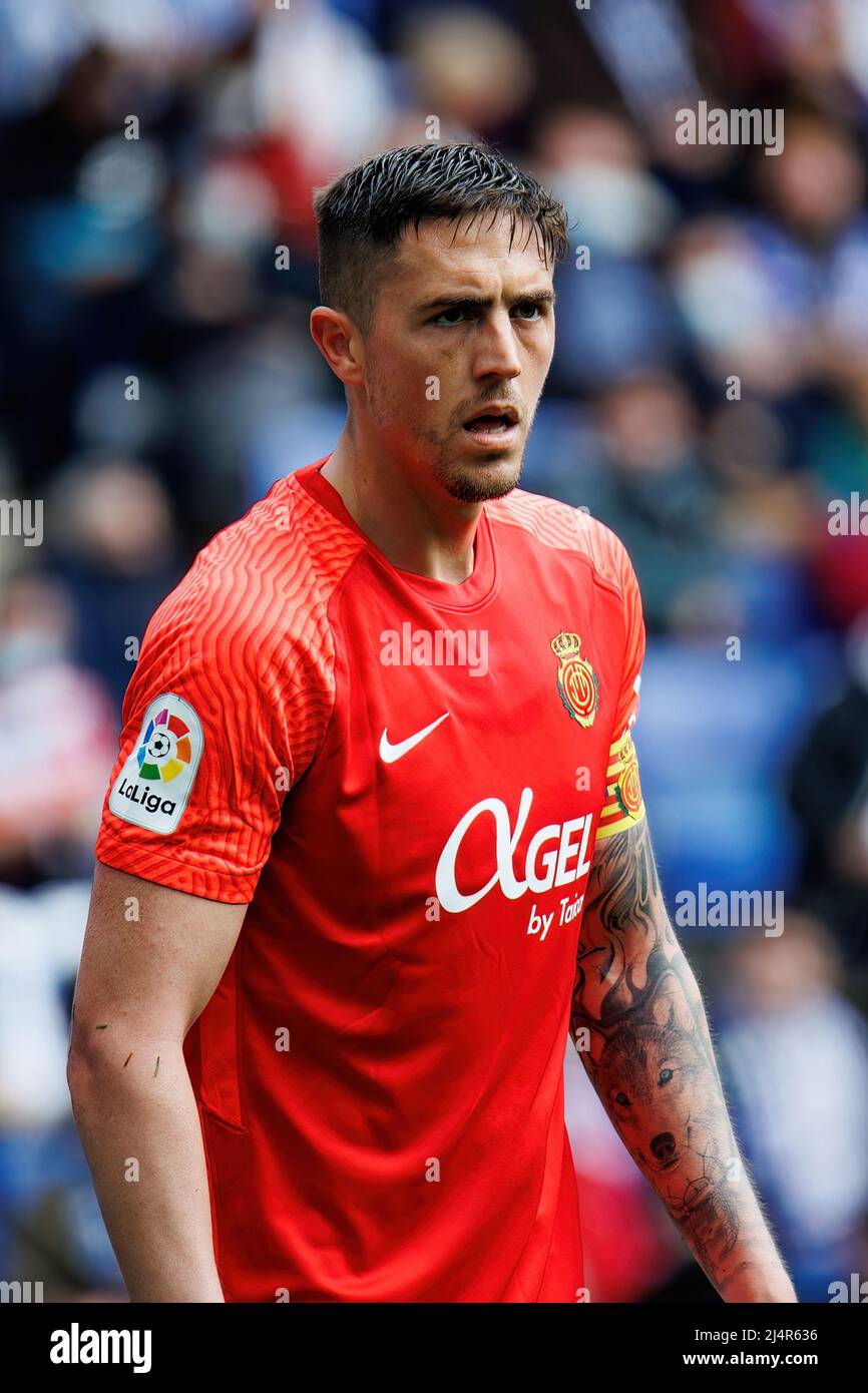 BARCELONA - MAR 20: Antonio Raillo in action at the La Liga match ...