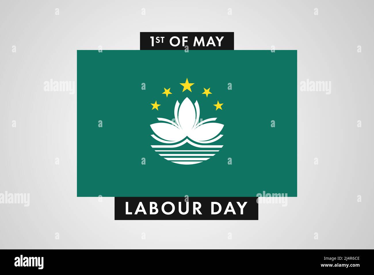 Macau Labor Day. International World Workers Day of Macau background ...