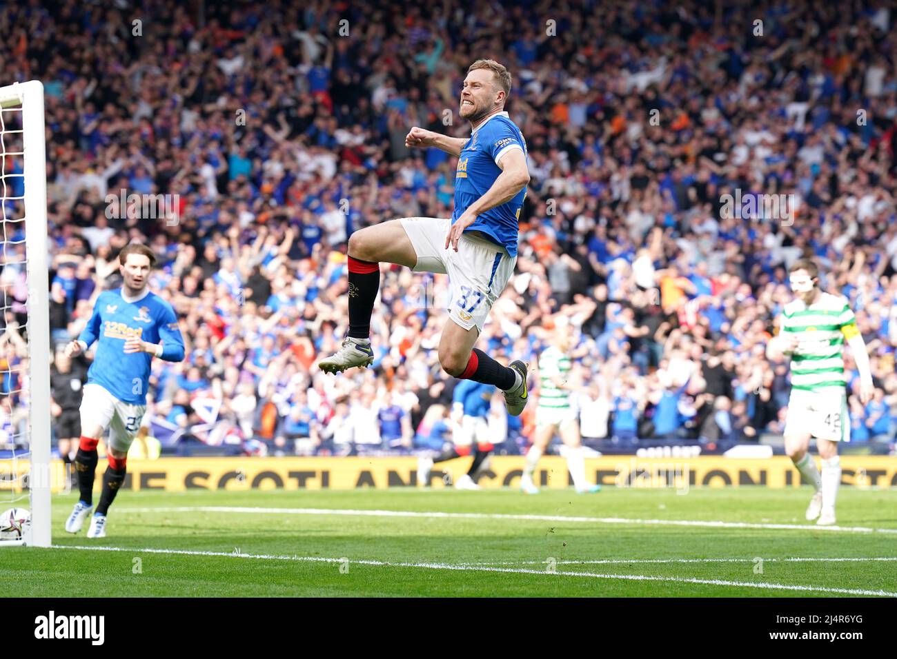 Rangers goal celebration 2022 hi-res stock photography and images - Alamy