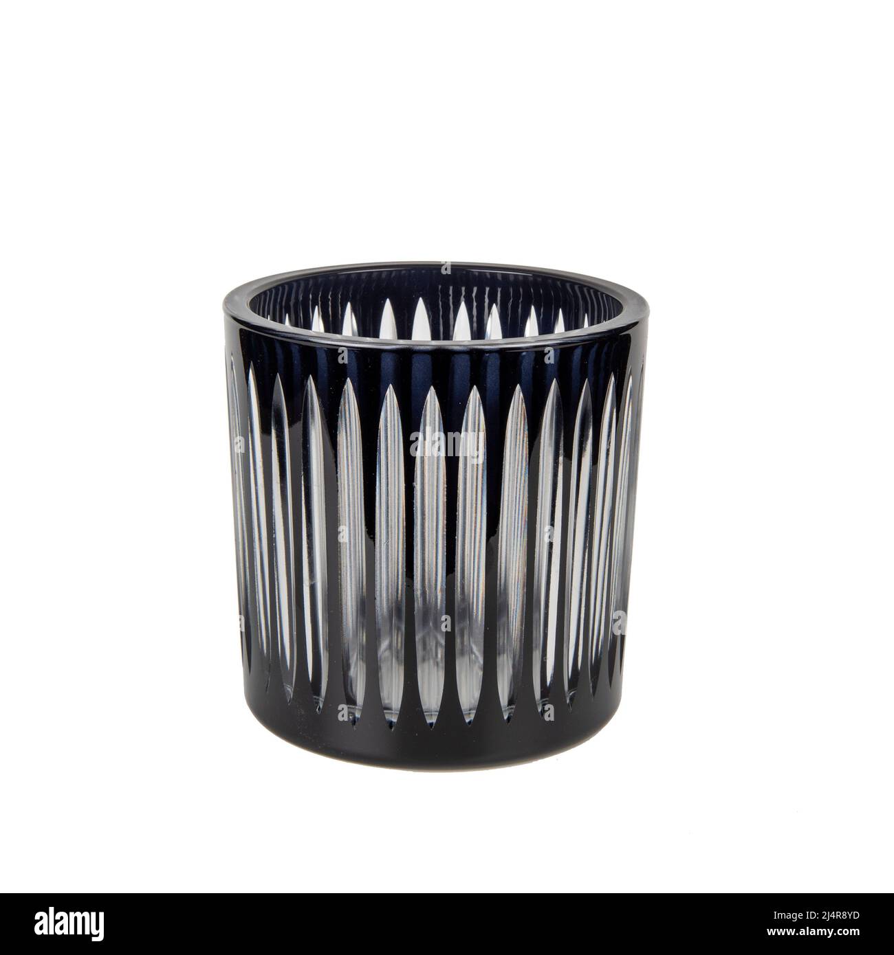 black glass object isolated luxury home decoration accessories Stock ...