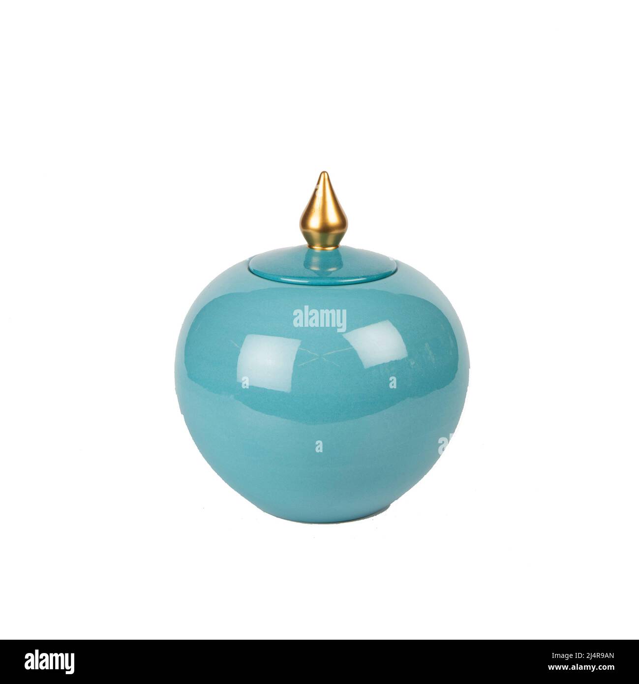 ceramic vase luxury living room decoration object isolated Stock Photo ...