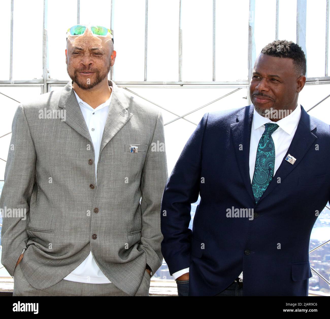 April 15, 22, 2022., Butch Huskey, Ken Griffey Jr, attend the Empire ...