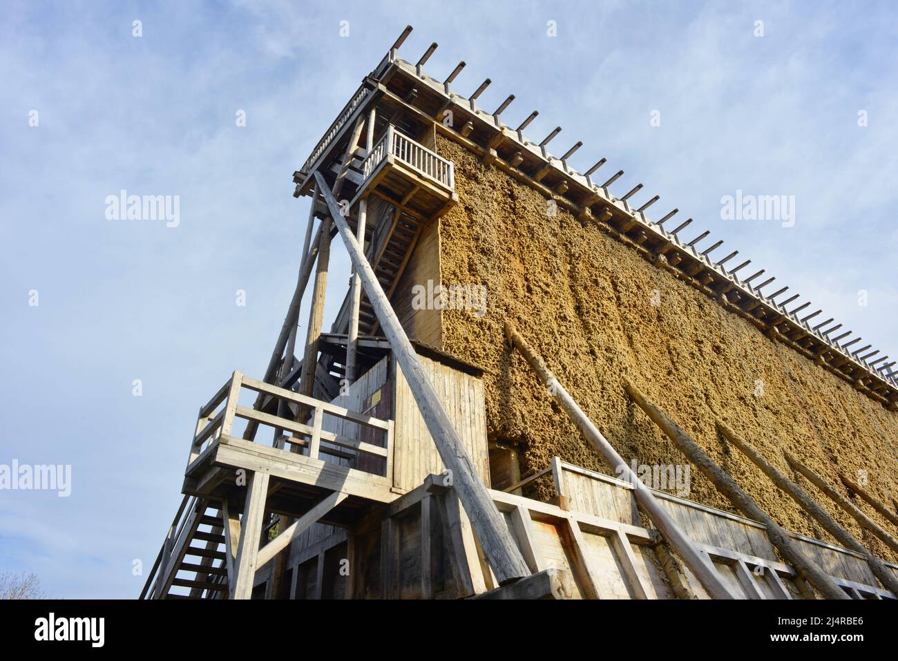 Graduation Tower construction in Bad Kösen, Germany Stock Photo - Alamy