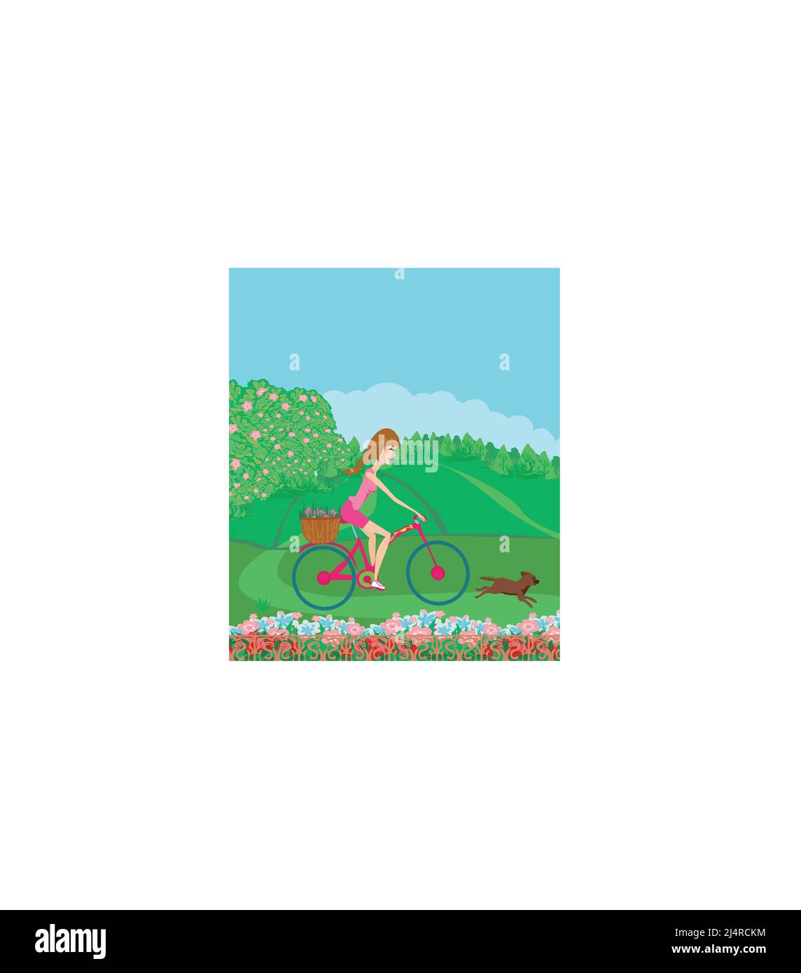 Bike parks Stock Vector Images - Alamy