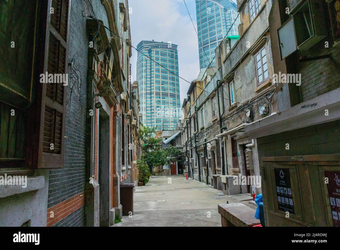 Shanghai old street and old architecture High Resolution Stock ...
