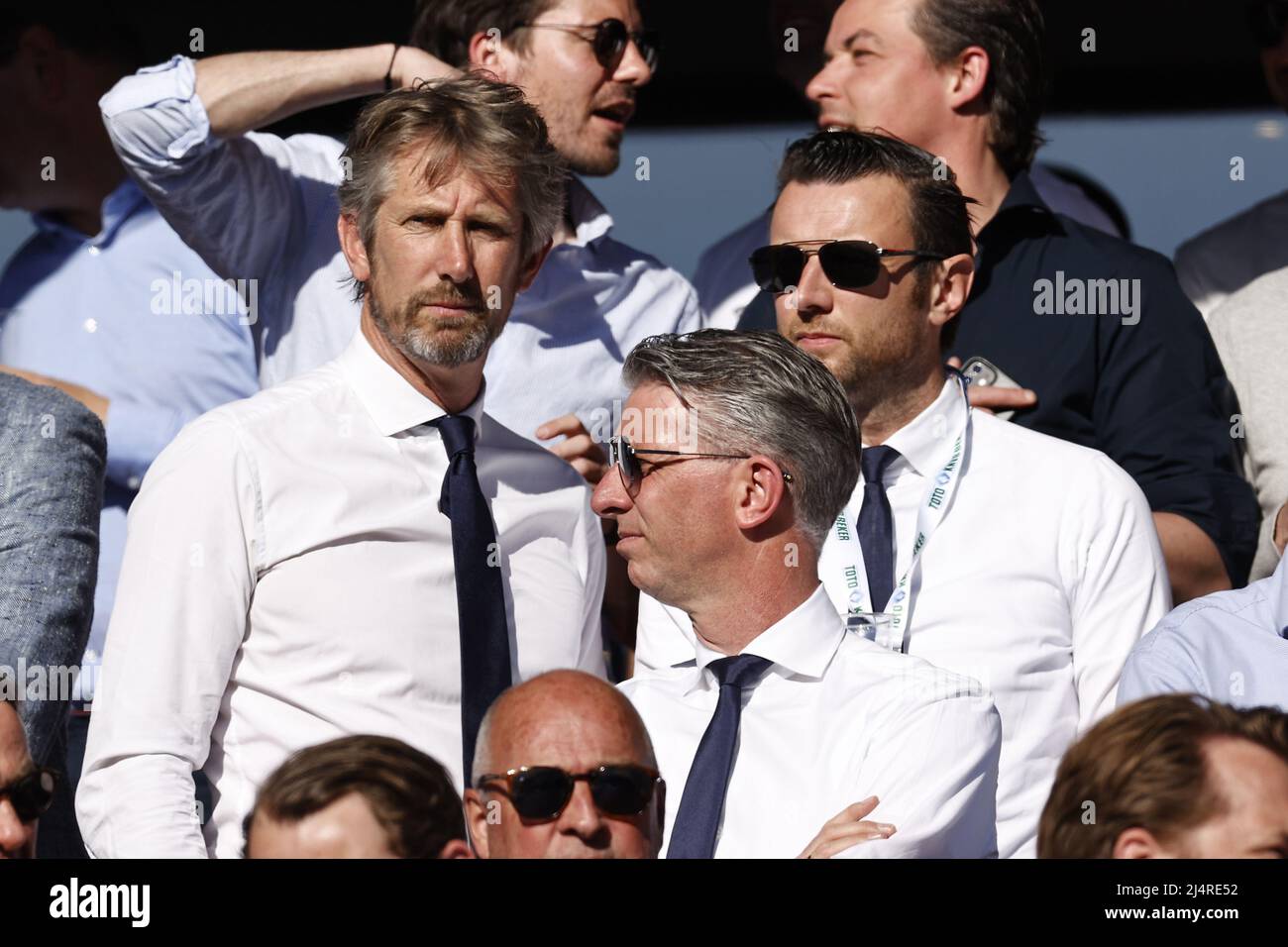 ROTTERDAM - (lr) Ajax general director Edwin van der Sar, Technical ...